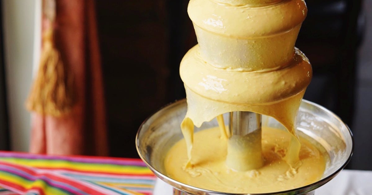 Queso Fountain - El Bosque Tex-Mex Grill