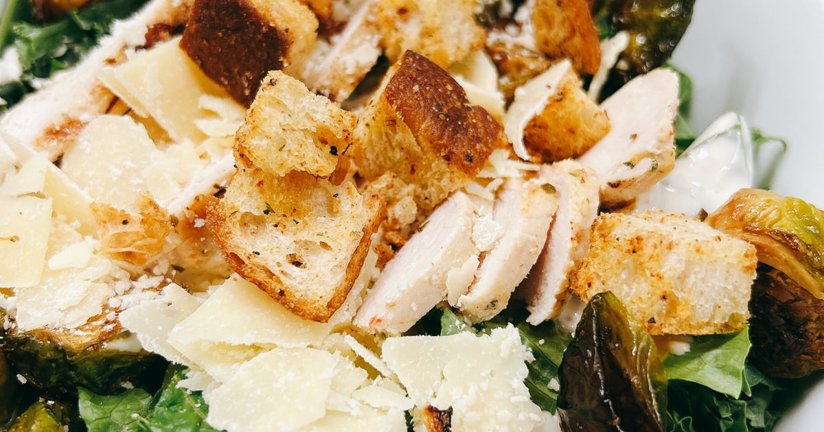 Kale Romaine Caesar - Pop Over Eatery