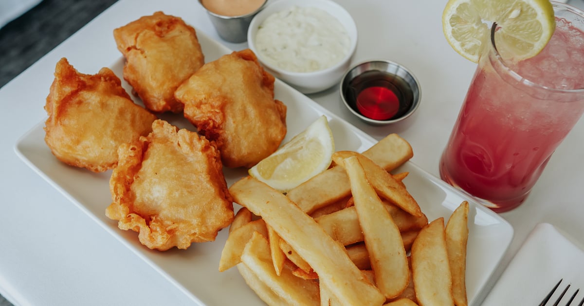 Beer Battered Fish & Chips - Hug-Hes American Kitchen and Catering