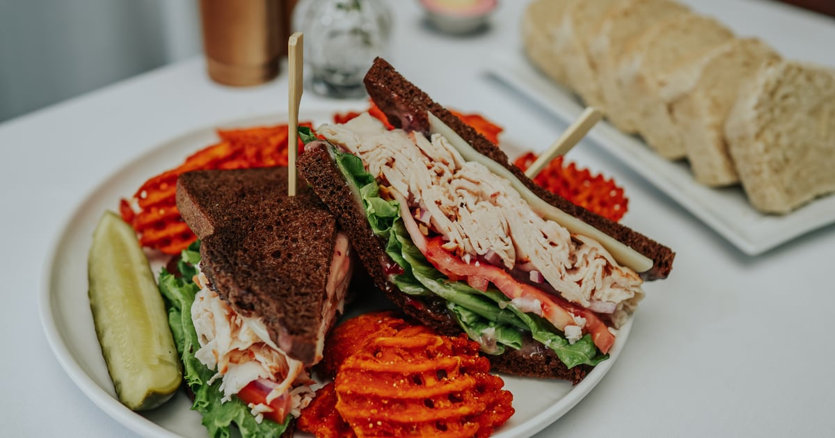 Sweet Cranpeño Chicken Sandwich - Hug-Hes American Kitchen and Catering