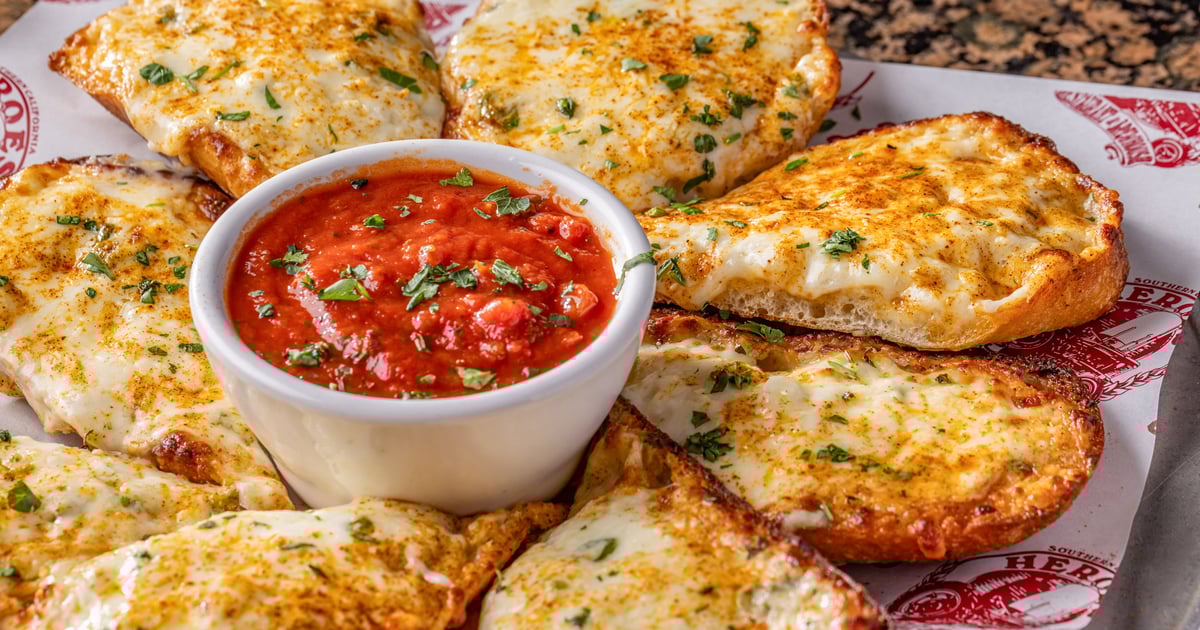 Our Famous Cheese Bread - RIVERSIDE-Heroes - Brewpub in Riverside, CA