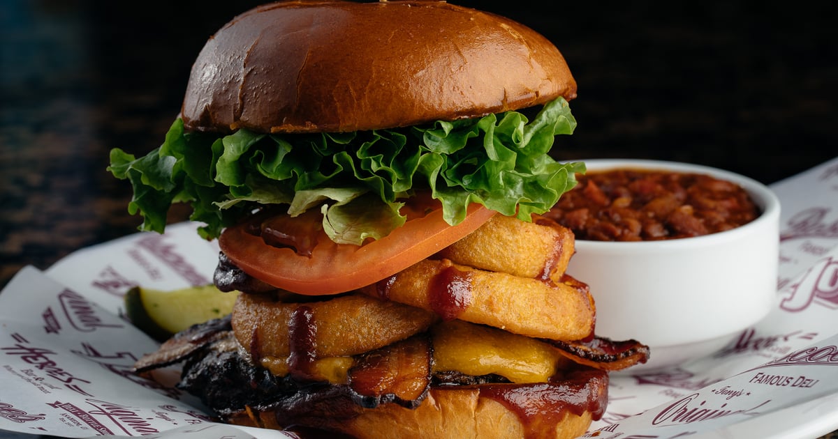 BBQ Bacon Burger - RIVERSIDE-Heroes - Brewpub in Riverside, CA