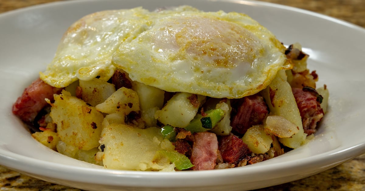 Home Style Corned Beef Hash - Carolyn's Cafe - Restaurant in Redlands, CA