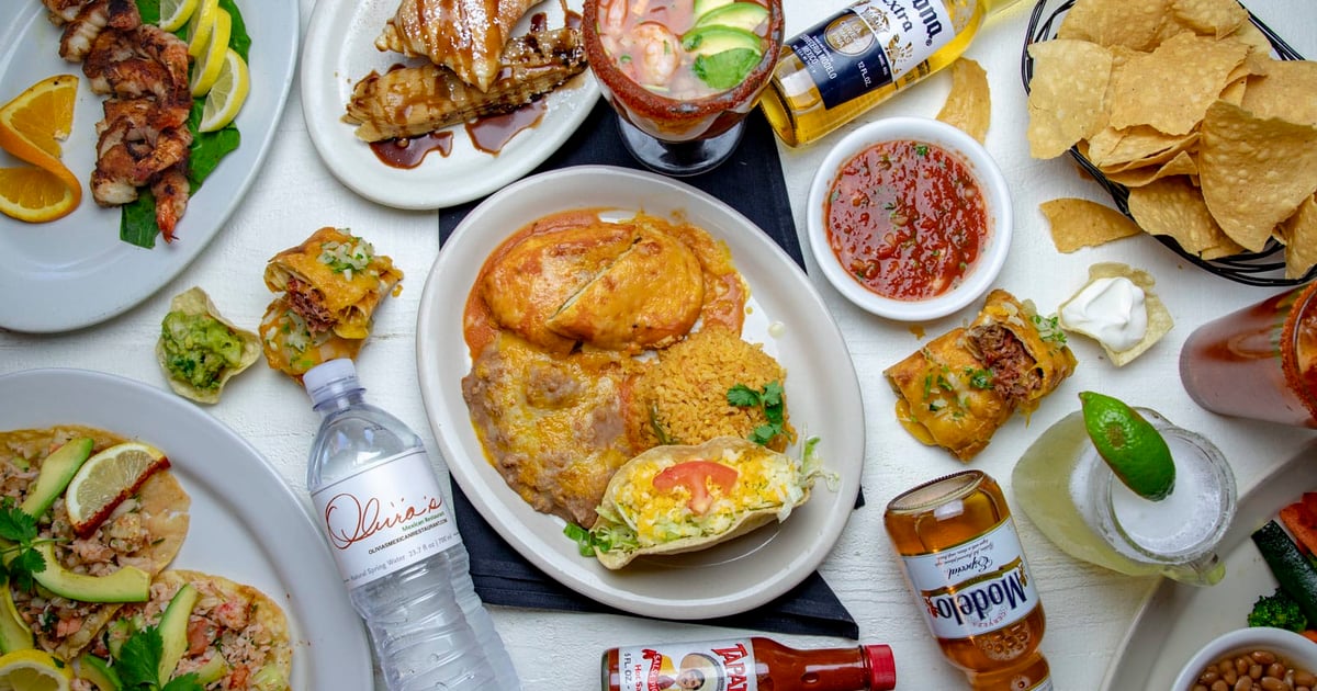 Our Menus - Olivia's Mexican Restaurant - Mexican Restaurant in ...