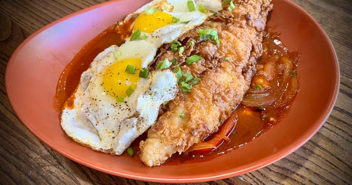 Fish and grits - FolkArt-best brunch, best breakfast, inman park ...