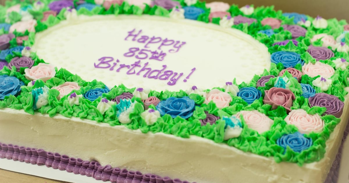 Large Cakes (35+ servings) 1/2 Sheet | 12" 2-Layer Cake - Blue Ridge ...