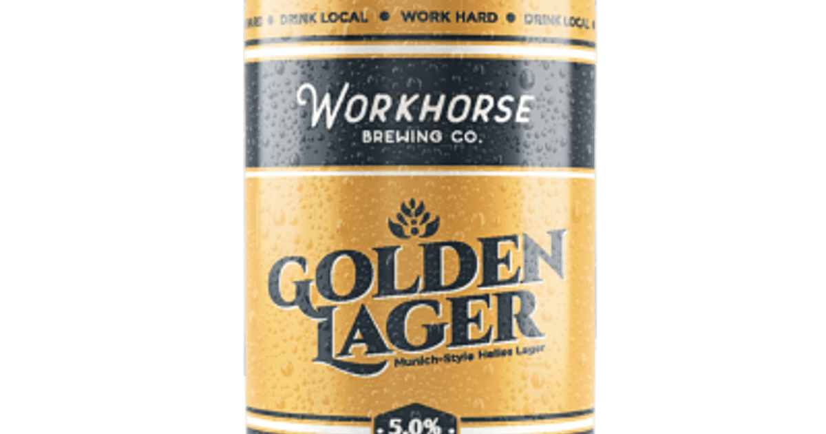 Golden Lager - Our Beers - Workhorse Brewing Company
