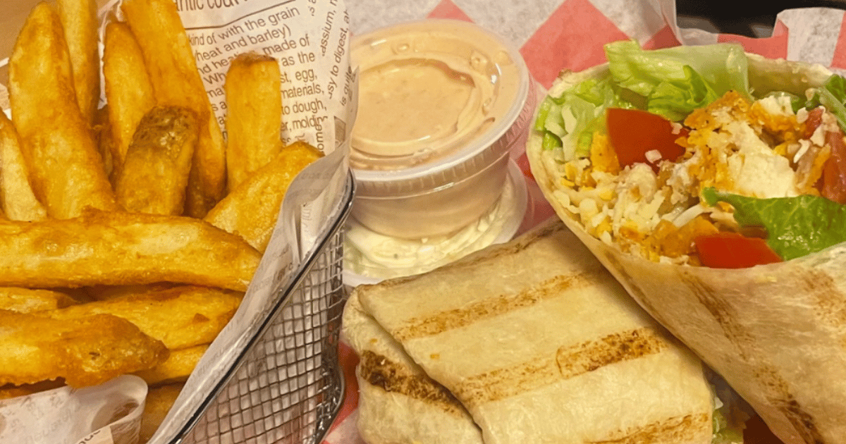 Chicken Wrap - The Rustic Roost - Cafe in Iron River, WI