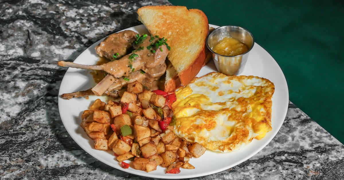 Lamb & Eggs - Food - Breakfast at Barneys - Breakfast Restaurant in ...