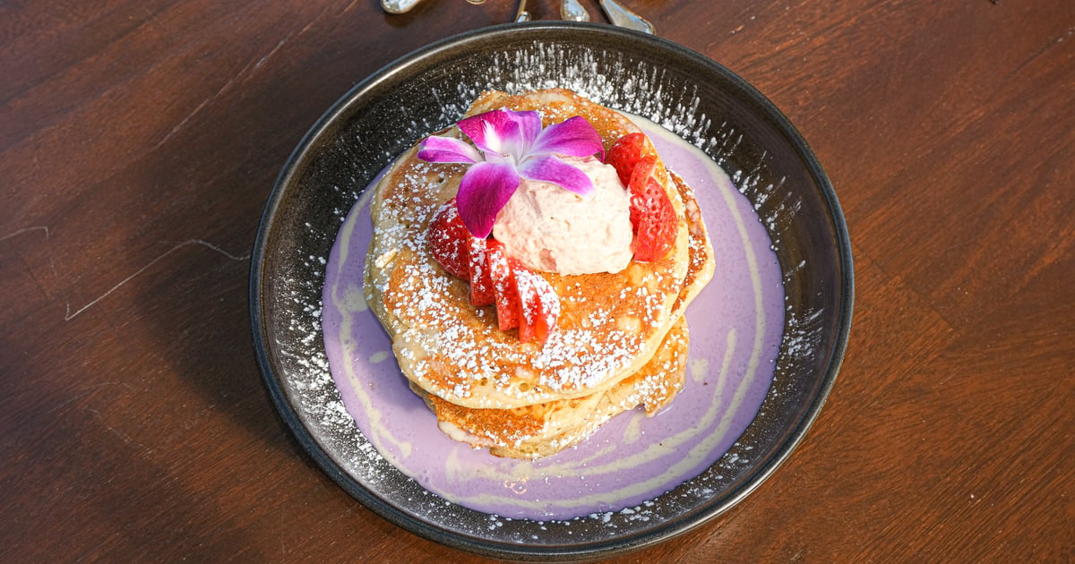 Ube Pancake's - Wonderyard Garden + Table
