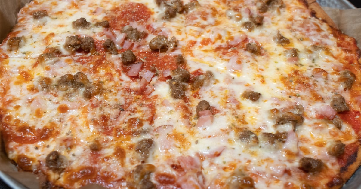 MEAT PIZZA - Fox Den Billiards - billiards and bar in louisville