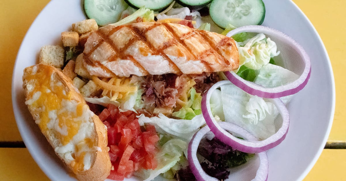 Salmon Salad - Paradise Grille & Paradise South Of The Border