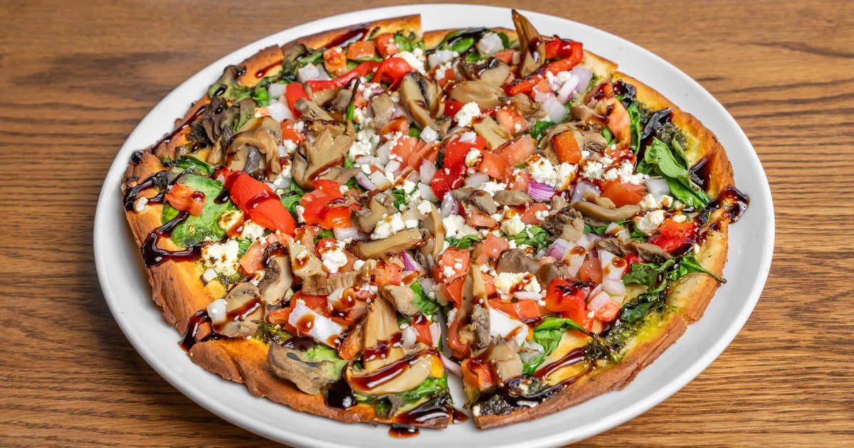 CAULI CRUST Garden Harvest Flatbread - Menu- Sudbury - Oak Barrel ...
