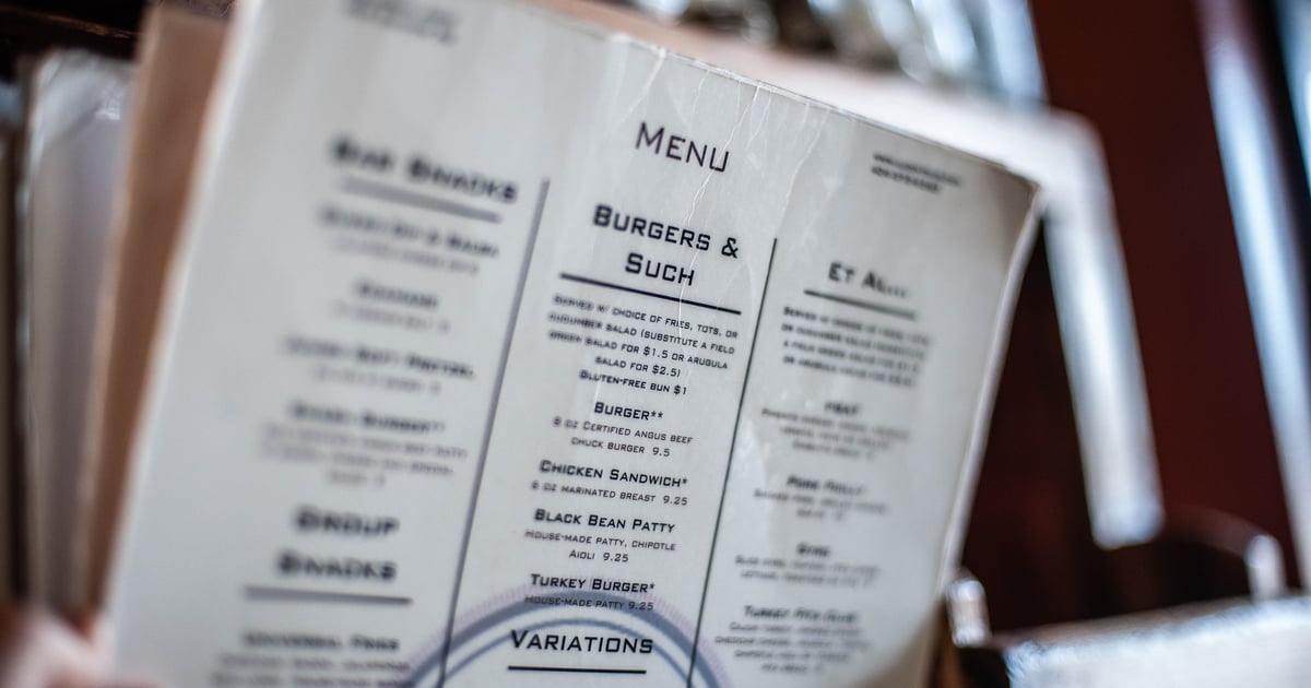 Menu - The Companion - American Restaurant in Atlanta, GA