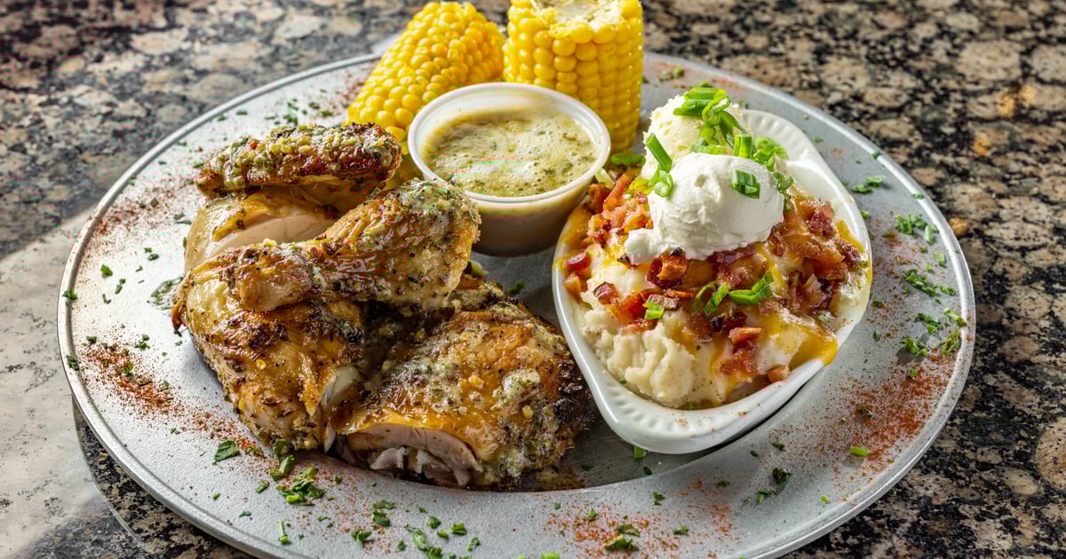 Santa Fe Chicken Plate - RIVERSIDE-Heroes - Brewpub in Riverside, CA