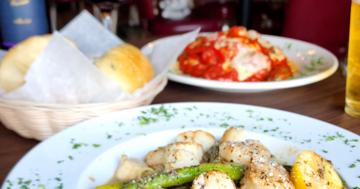 Shrimp & Scallops Scampi - Milano's Italian Restaurant - Italian ...
