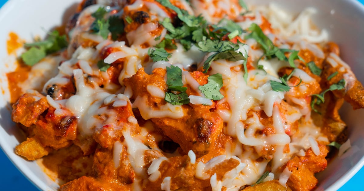 Butter Chicken Poutine - Menu - More Curry