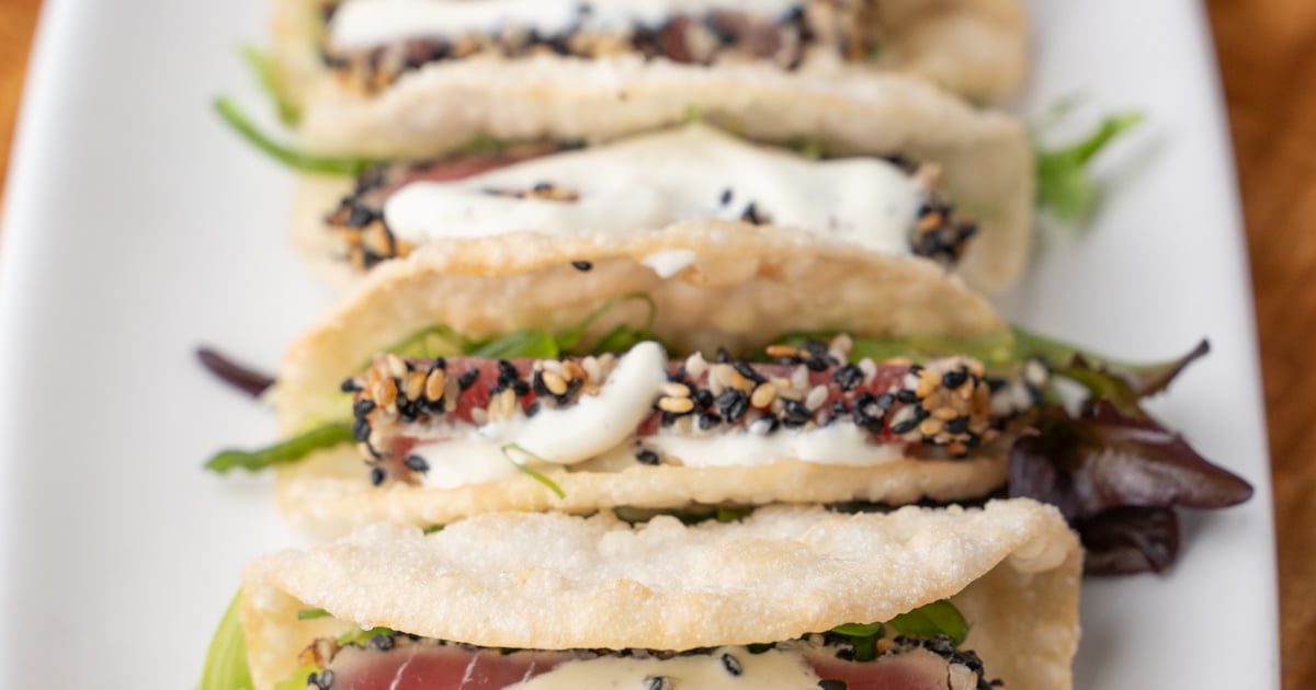 Sashimi Tuna Tacos - Fireside Grille Menu - The Fireside Grille | Voted ...