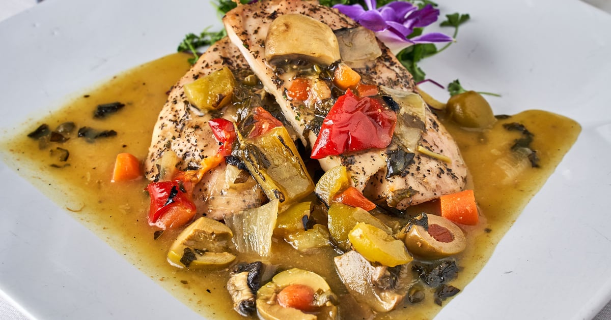 Mediterranean Chicken Breast - Sharko's Catering