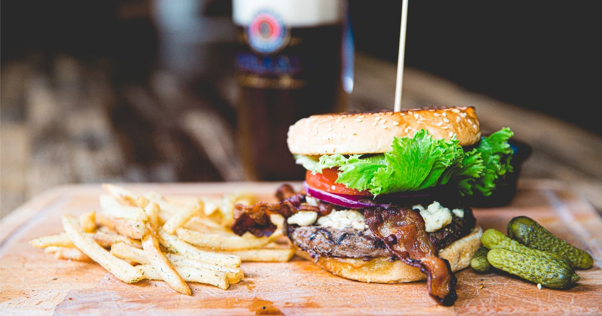 Bacon Bleu Cheese Burger* - Berliner Pub - German Restaurant in Renton, WA