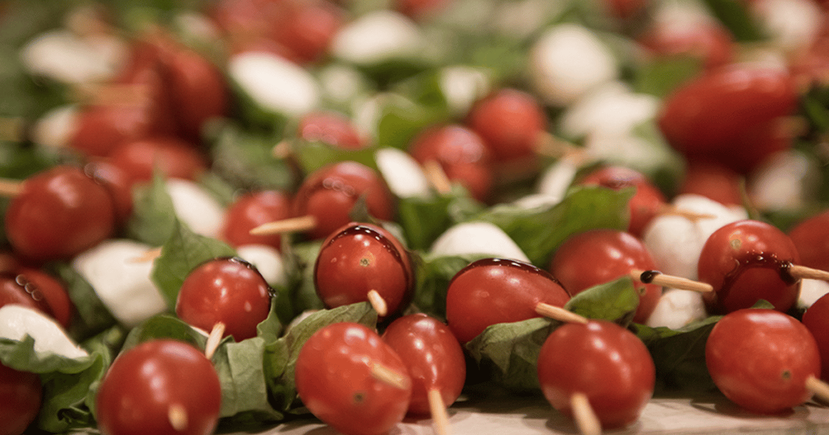 Caprese Skewers - Hors D'Oeuvres - Waiter's Choice Catering