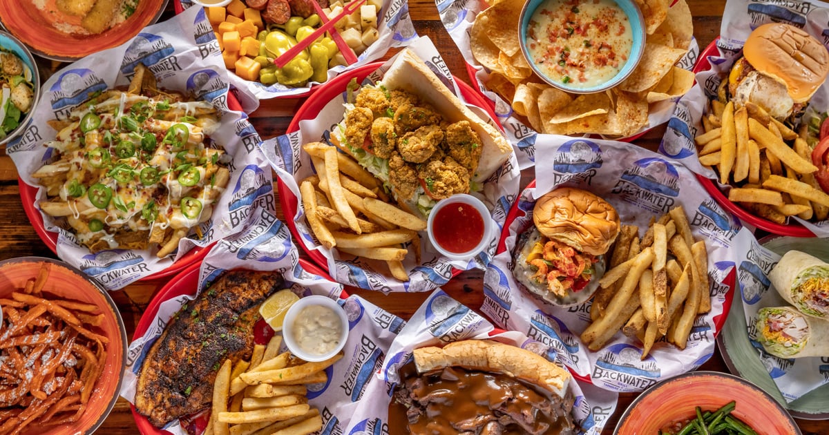 Menu - Backwater Grill Brandon – Taphouse, Oyster Bar & Live Entertainment