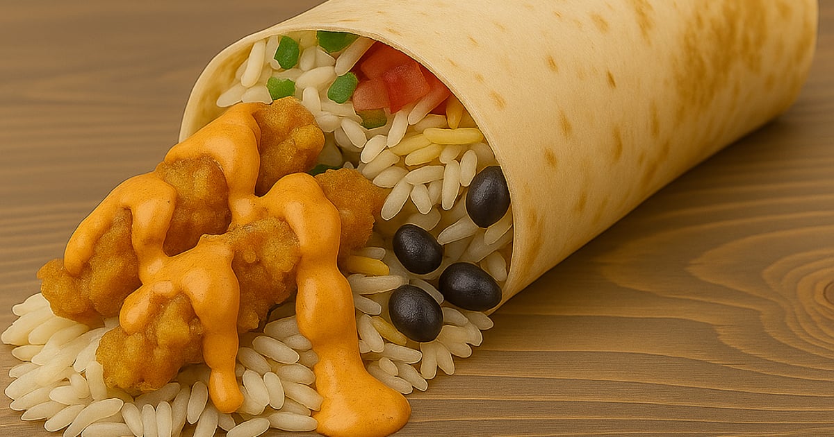 Southwest Chipotle Chicken Burrito (Truck Style) - Tacoholics - Taco ...