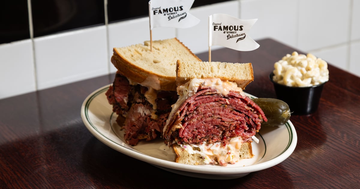 Hot Corned Beef Special - Main Menu - Famous 4th Street Deli - Since ...