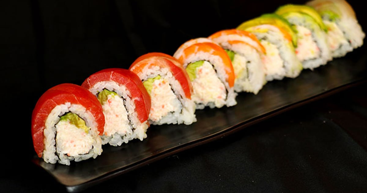 Rainbow Roll - Sush & Wasabi