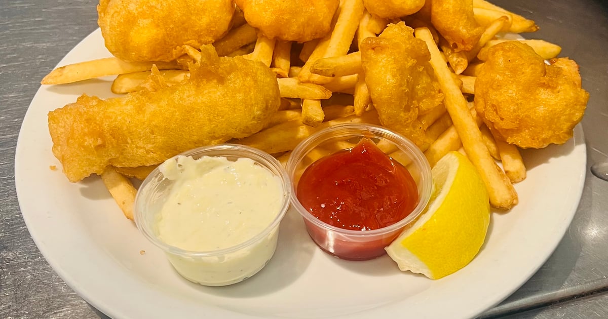 Fish & Prawns Combo - The Dutchie - Seafood Restaurant in Morro Bay, CA