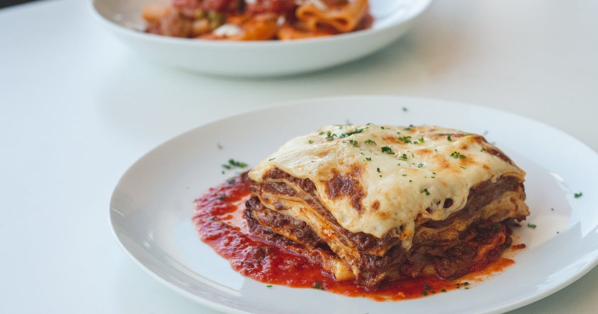 Lasagna - Dinner - Carrara's Italian Bakery & Eatery