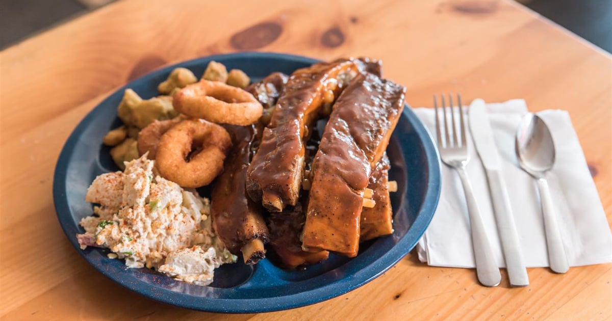 5 Piece Rib Dinner - Prissy Polly's BBQ - Restaurant in Kernersville, NC