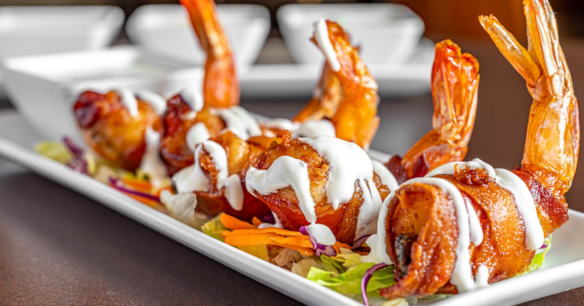 Bacon Wrapped Camarón - Mesero