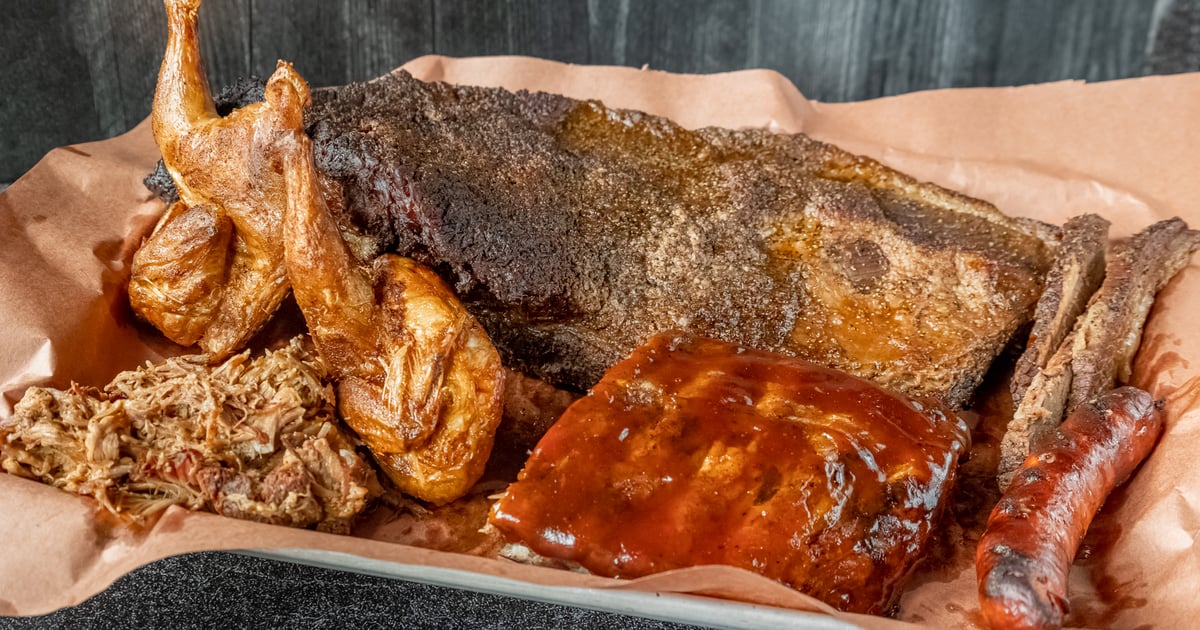 2 Meat Combo - Combo Platters - The Armory Smokehouse