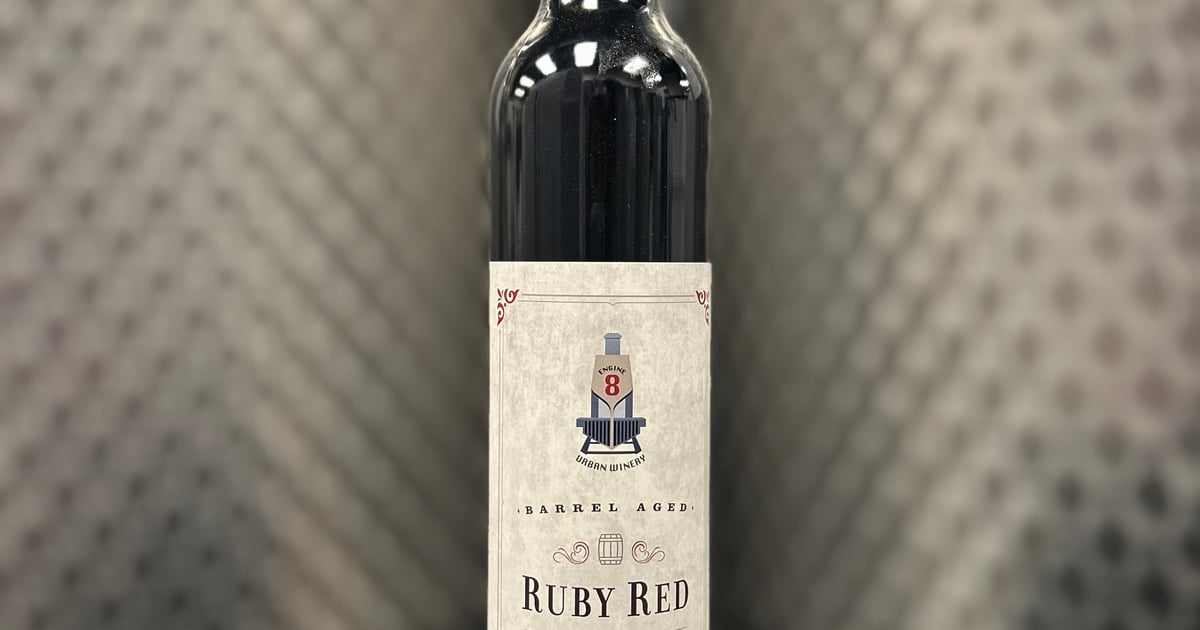 Barrel Aged Ruby Red Port - Engine 8 Urban Winery