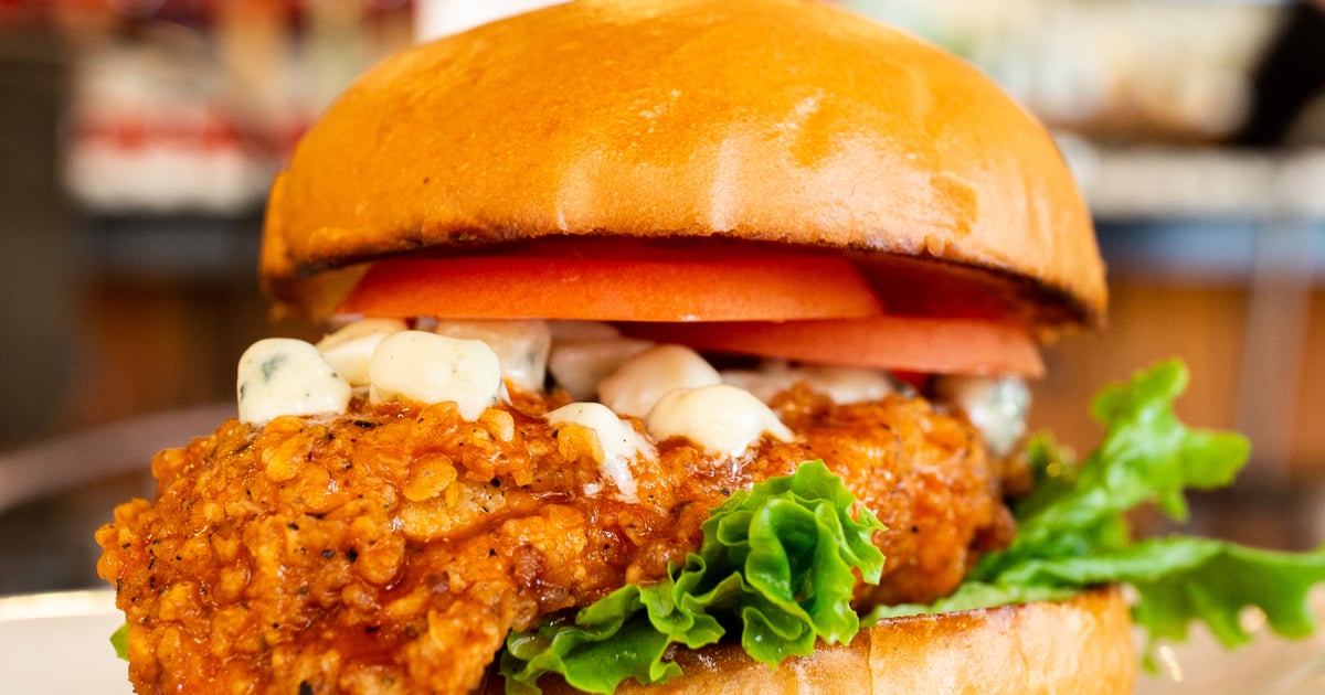 Buffalo Style Fried Chicken - Menu - Town Hall Burger & Beer - Burger ...