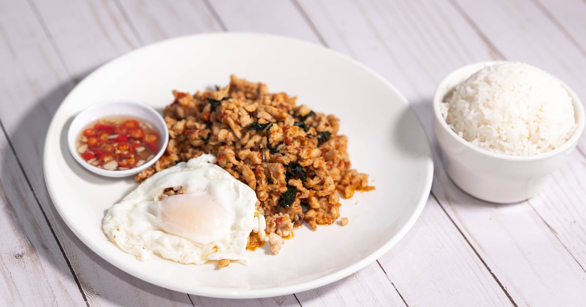 Home Style Pad Kra Pow Chicken - Menu - Nara Thai - Thai Restaurant in TX