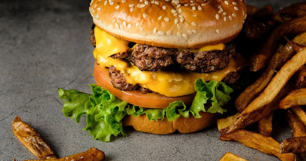 #2 Double US Angus Cheeseburger* - US Cafe - Burgers & Wings Restaurant ...