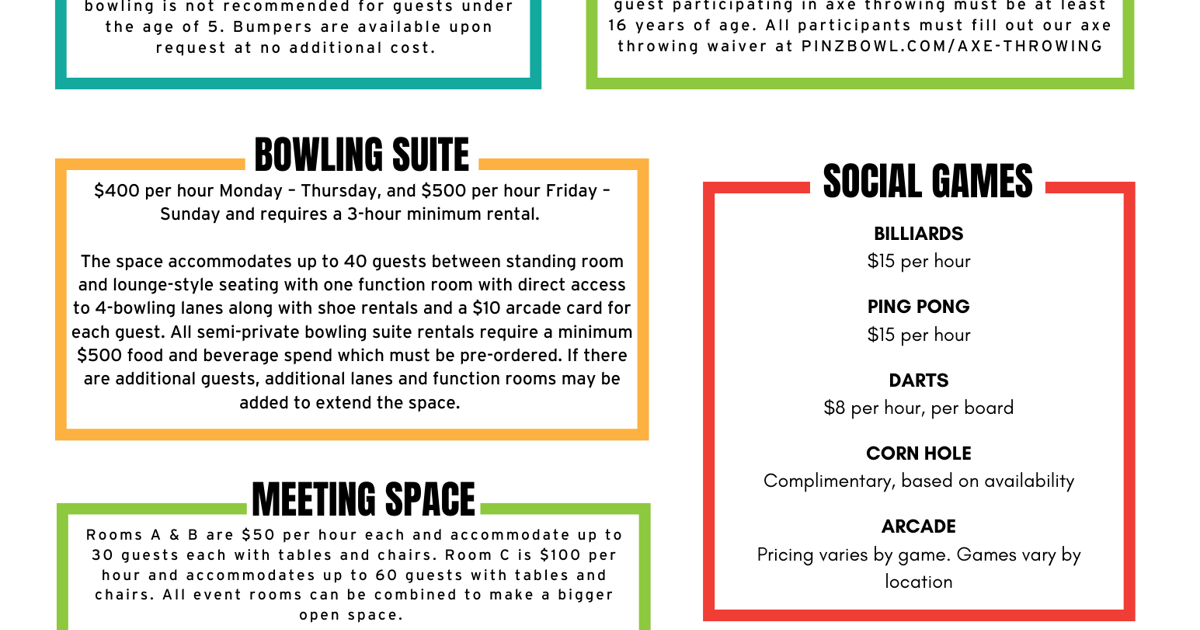 Kingston Event Guide - PiNZ Bowl