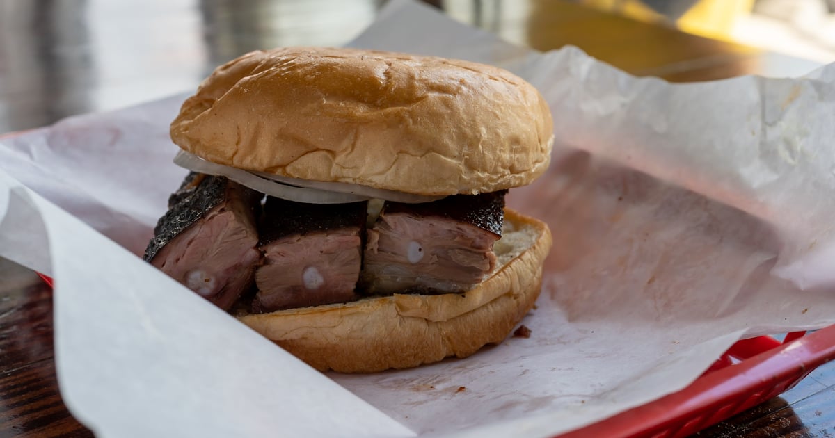 Rib Sandwich - Rays Real Pit BBQ Shack - Barbecue Restaurant in Houston, TX