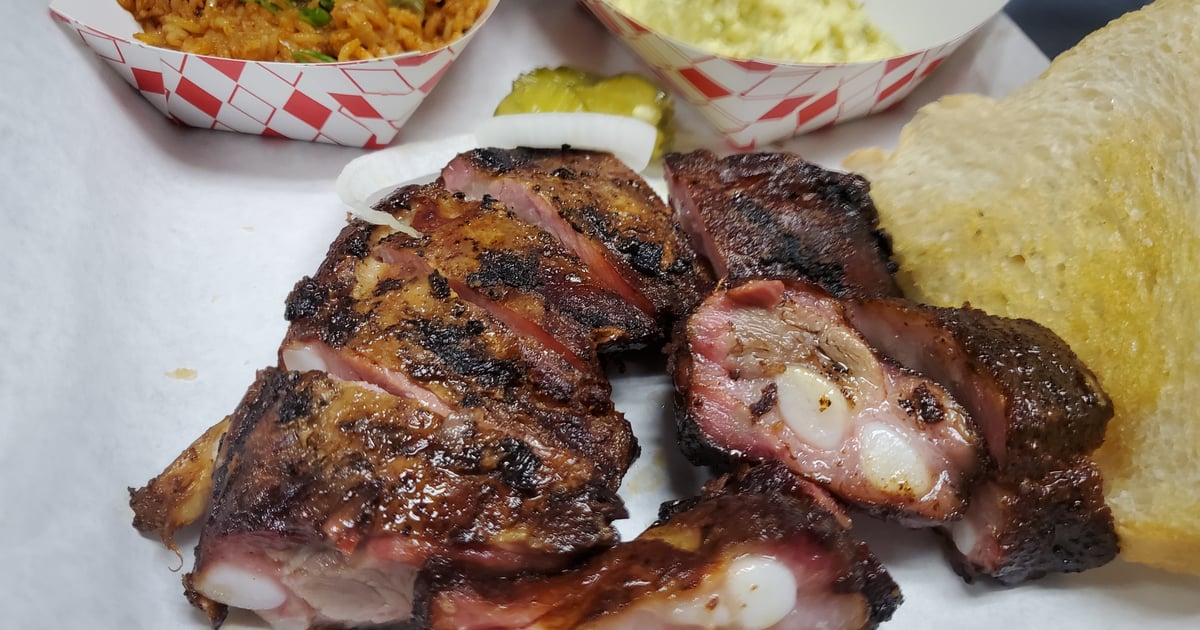 Rib Tip Plate - Rays Real Pit BBQ Shack - Barbecue Restaurant in ...