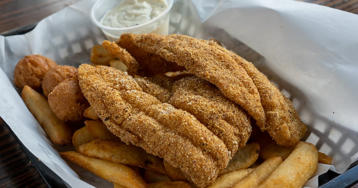 2 pc Catfish Plate - Rays Real Pit BBQ Shack - Barbecue Restaurant in ...