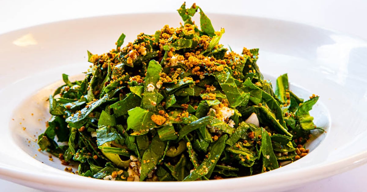 Spinach + Belgian Endive - Main Menu - Mizza - Italian Restaurant in ...