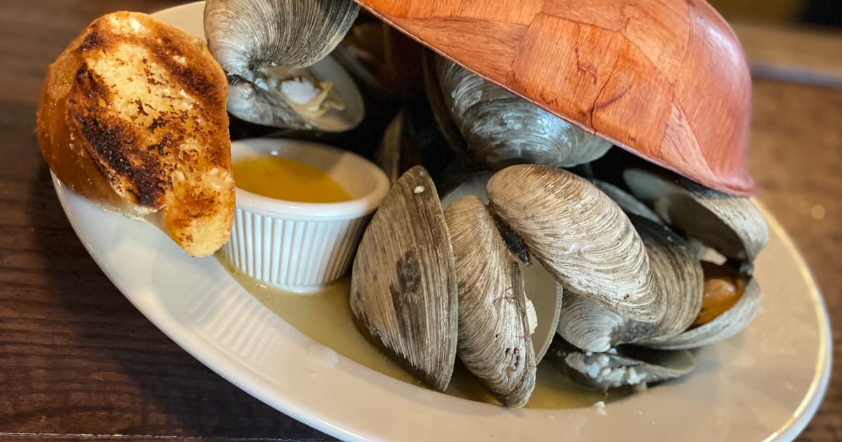 Steamed Native Clams - Riley's by the Sea - Seafood Restaurant in ...