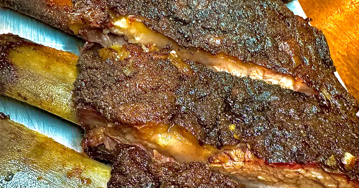 Flintstones-Style Beef Ribs - Fox Smokehouse BBQ - Barbecue Restaurant ...