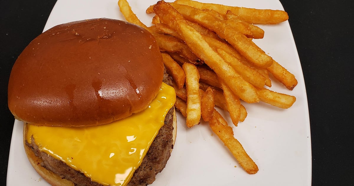 Kids Cheeseburger & Fries - All Day Menu - The Garden State Grill