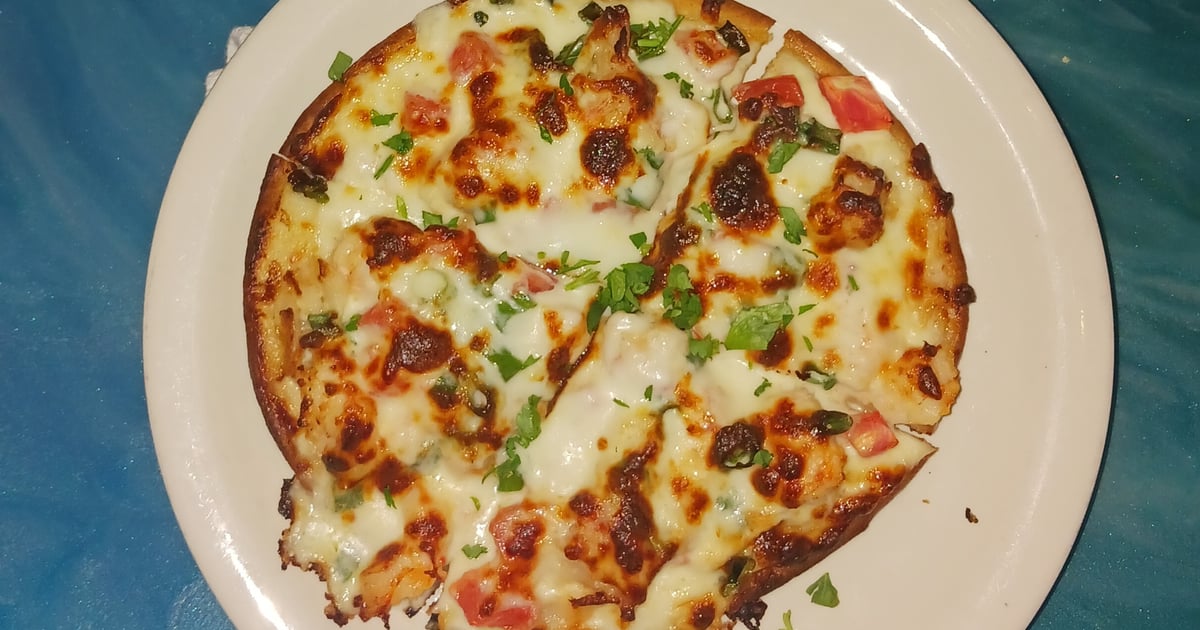 Lobster & Shrimp Pita Pizza - The Dock Food and Spirits - Restaurant in ...