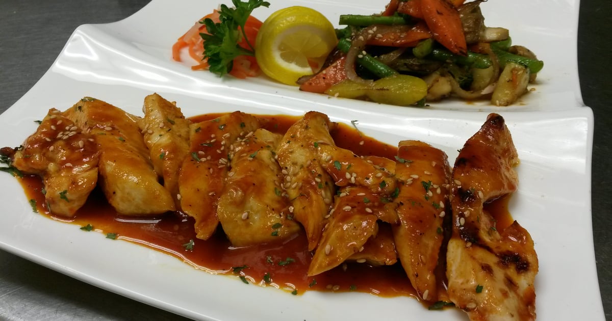 Ginger Chicken - Dinner Menu - Hayashi Sushi & Grill - Sushi Restaurant ...