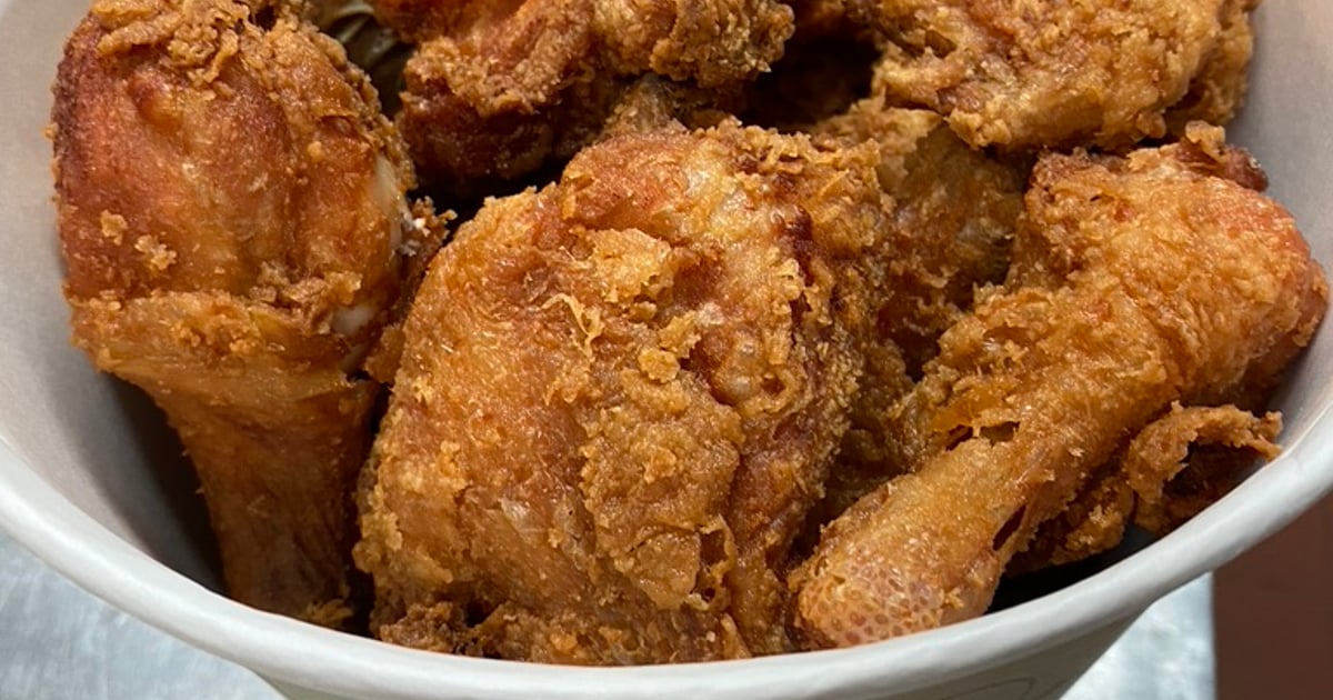 Bucket of Broasted Chicken - Riverboat Lanes - American Restaurant in ...