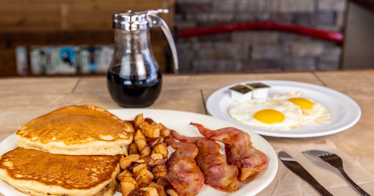 Pancake Breakfast - Breakfast Menu - River Bottom Bar & Grill